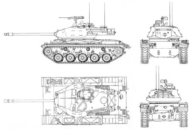 M41 Walker Bulldog in combat – Mike's Research