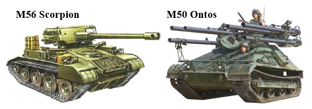 M56 Scorpion and M50 Ontos in Combat – Mike's Research